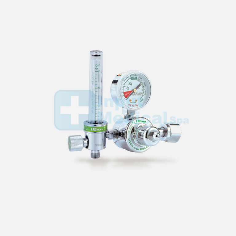 MANOMETRO CON FLUJOMETRO SIN VASO-TUERCA - Input Medical
